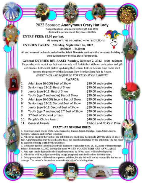 Crazy Hat » Southern New Mexico State Fair